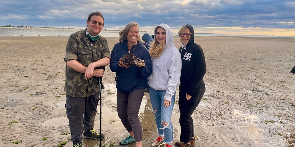 Professor Lisa Jean Moore Explores Horseshoe Crabs on Plumb Beach ...