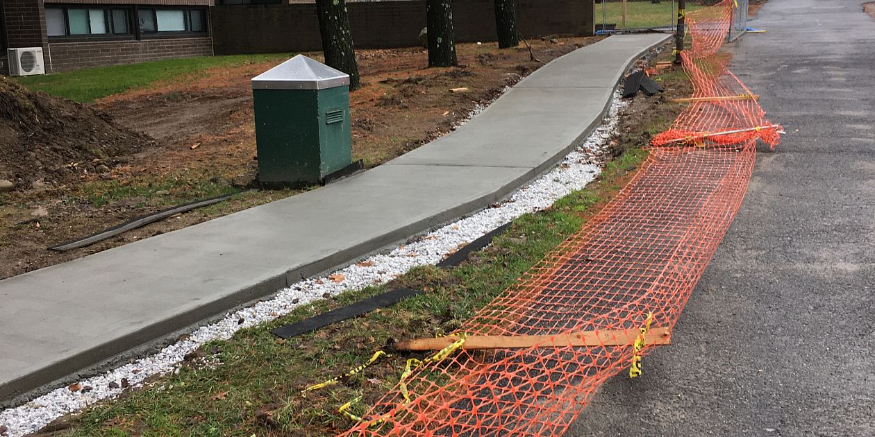 Pedestrian Pathway along Pine Walk South • Capital Facilities Planning ...
